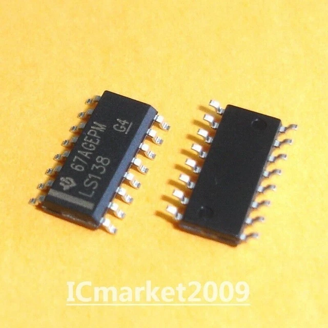 50 PZ SN74LS138DR SOP-16 LS138 74LS138 decodificatore/demultiplexer da ...