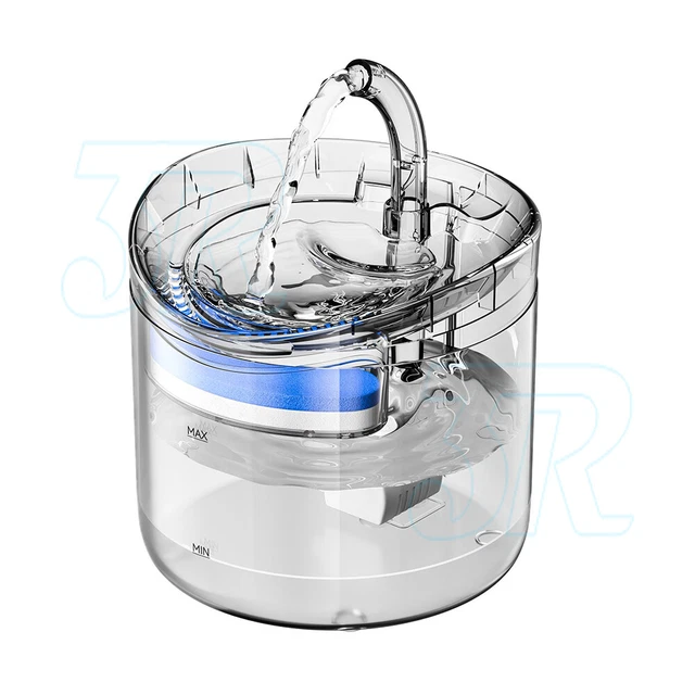 ELECTRIC PET WATER Fountain Cat Dog Automatic Sensor Drinking Dispenser ...