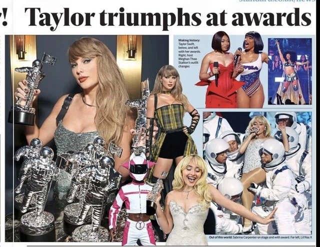 TAYLOR SWIFT CHAPPELL Roan Sabrina Carpenter Katy Perry MTV Awards News ...
