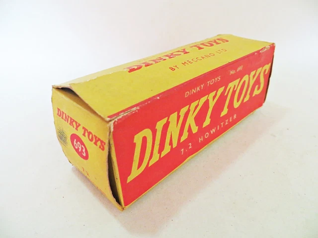 DINKY 693'7.2 HOWITZER Pistola Da Campo Esercito/Militare. Vintage ...