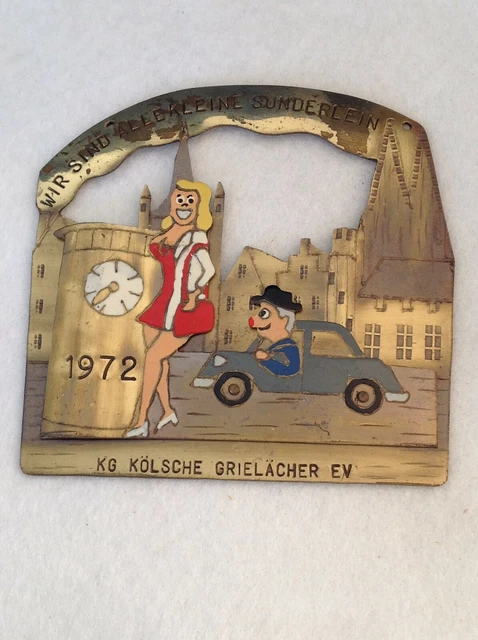 GRIELÄCHER 1927 ORDEN 1972 Karneval Köln 2024 Karnevalsorden Rheinpegel Altstadt EUR 15,00 ...