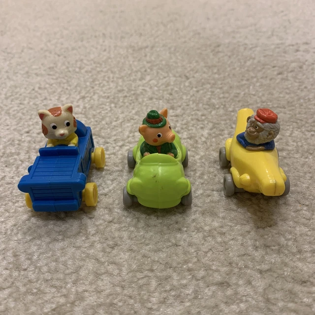 BUSYTOWN SCARRY HUCKLE Cat Frumble Monkey Banana Toy Figures Lot ...