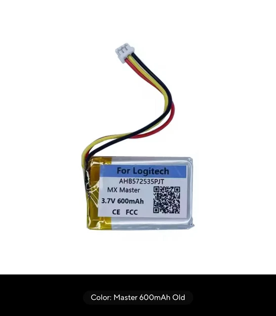 ORIGINAL REPLACES 600MAH AHB572535PJT Battery For Logitech MX Master ...