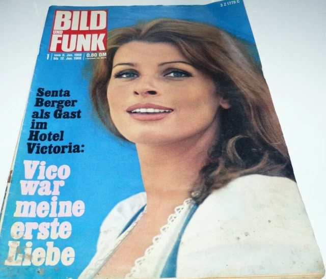 BILD UND FUNK 1/1968 Senta Berger/Alain Delon/Kuli/Vera Brühne/Hermann ...