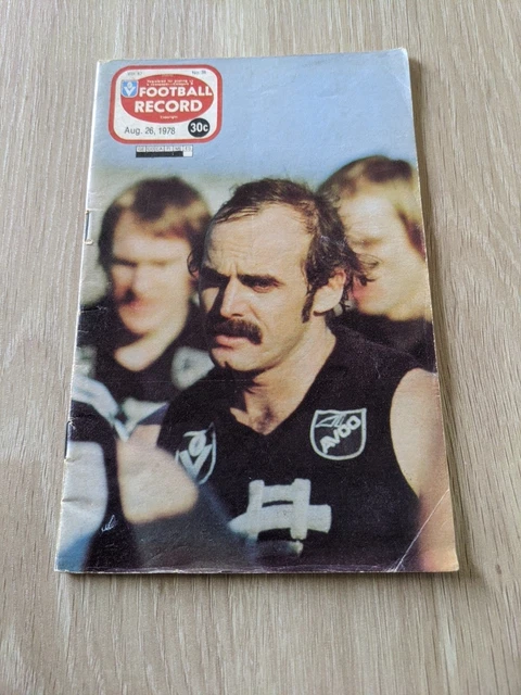 MELBOURNE V SYDNEY -VFL Football Record 1978 Round 21 - Alex Jesaulenko ...