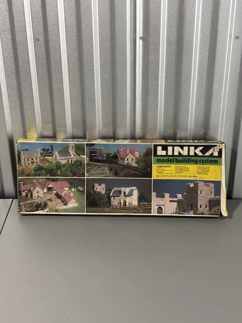 1978 LINKA MODEL Building System HO Scale Brickwork Mold Set 8002 (BOX ...