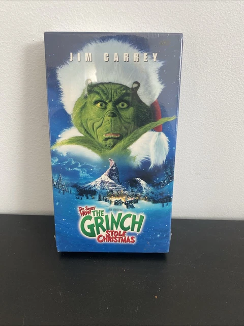 DR. SEUSS HOW the Grinch Stole Christmas VHS Movie 2001 Slipsleeve New ...
