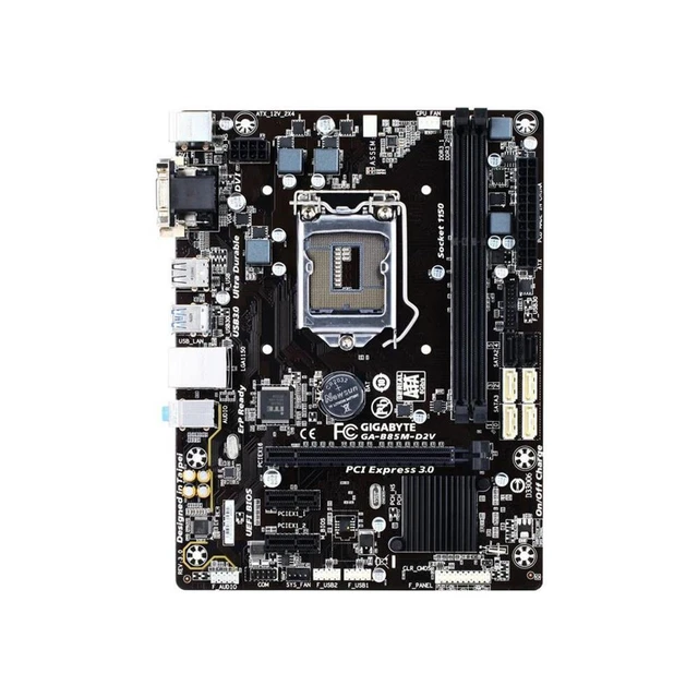 GIGABYTE GA-B85M-D2V REV.3.0 Intel B85 Desktop Board Micro ATX Socket ...