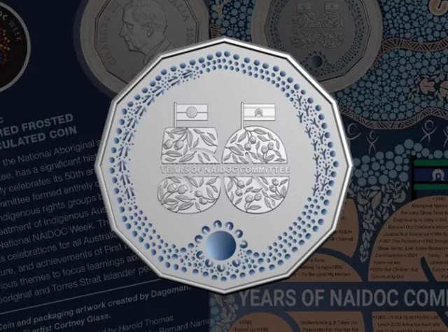 AUSTRALIA NAIDOC 50TH Anniversary 2024 50c Colour Uncirculated Coin $59.95 - PicClick AU
