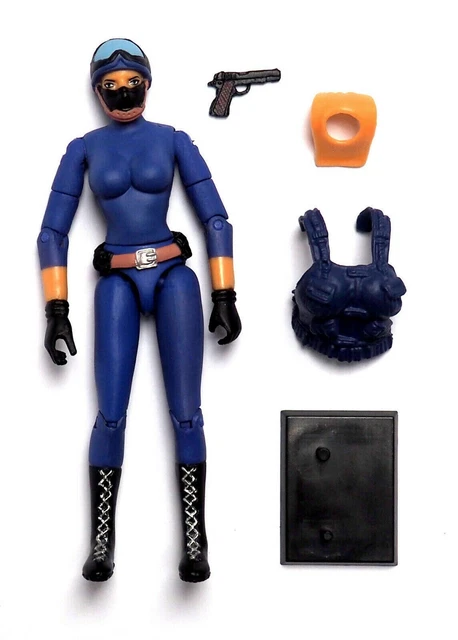 Gi Joe Custom Action Figure 375 Inch Cobra Female Trooper Army Builder Lot Swat Eur 1614