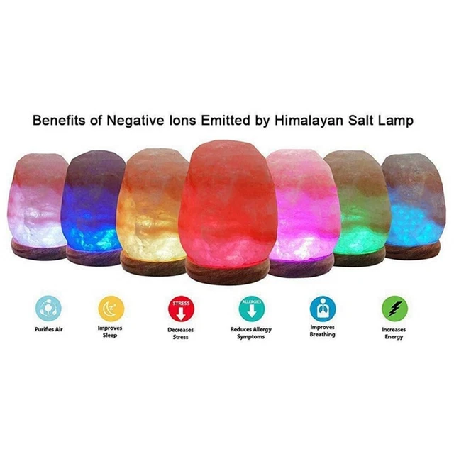 HIMALAYAS CRYSTAL SALT Lamp Color Changing USB Natural Salt Lamp3497 £ ...