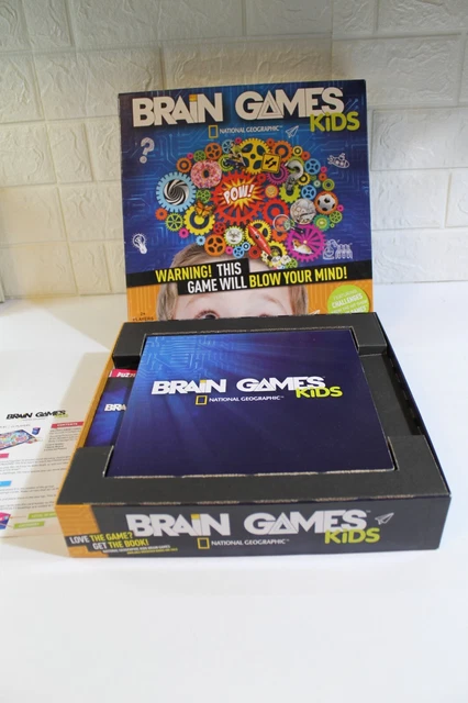 HTF NATIONAL GEOGRAPHIC BRAIN GAMES Kids Board Game Complete ...