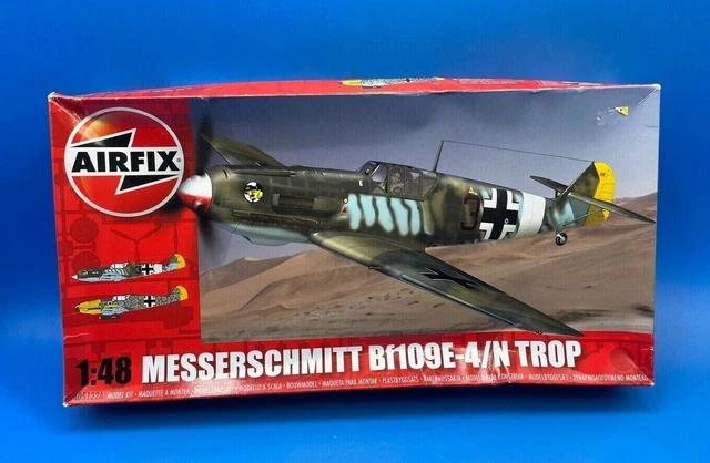 KIT MODÈLE AIRFIX Messerschmitt BF109E-4/N Trop échelle 1:48 neuf ancien stock A05122A EUR 21,35 ...