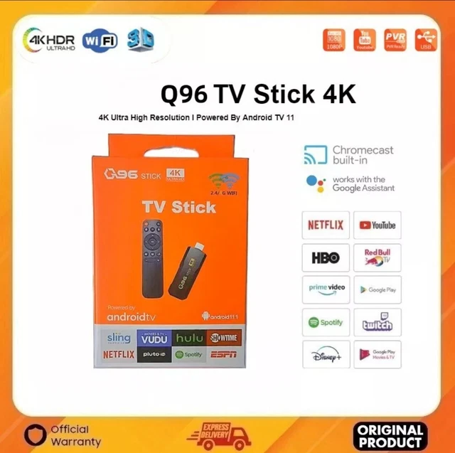 Q96 STICK TV WiFi Android 4K ULTRA HD EUR 18,00 - PicClick IT