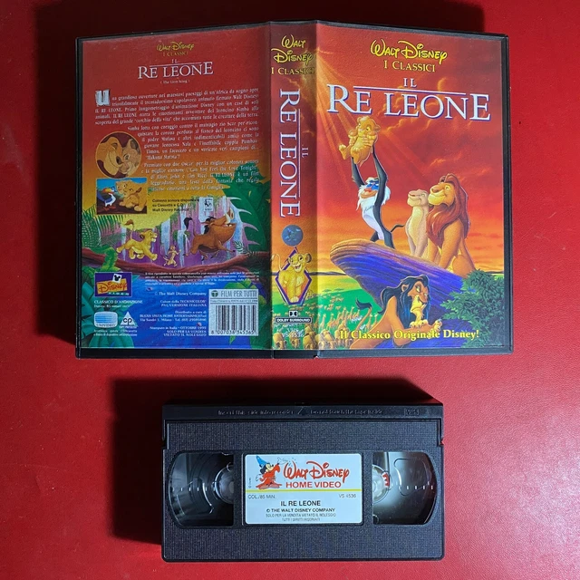 VHS WALT DISNEY - IL RE LEONE (ITA 1° Ed 1995) I Classici VS 4536 Elton ...
