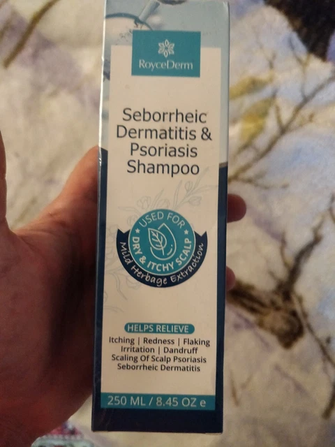 ROYCEDERM SEBORRHEIC DERMATITIS Shampoo, Psoriasis Shampoo, Dandruff Shampoo £22.96 - PicClick UK