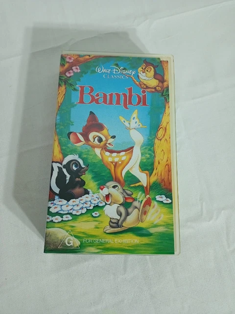 BAMBI (VHS TAPE) Animation, Animal, Adventure, Comedy, Fantasy $16.60 ...