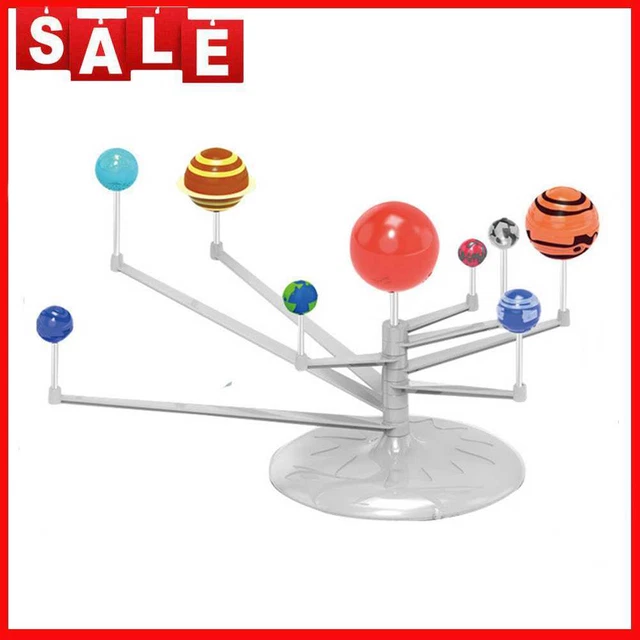 SOLAR SYSTEM PLANETS Model Game Kids Educational Toy School Teaching ...