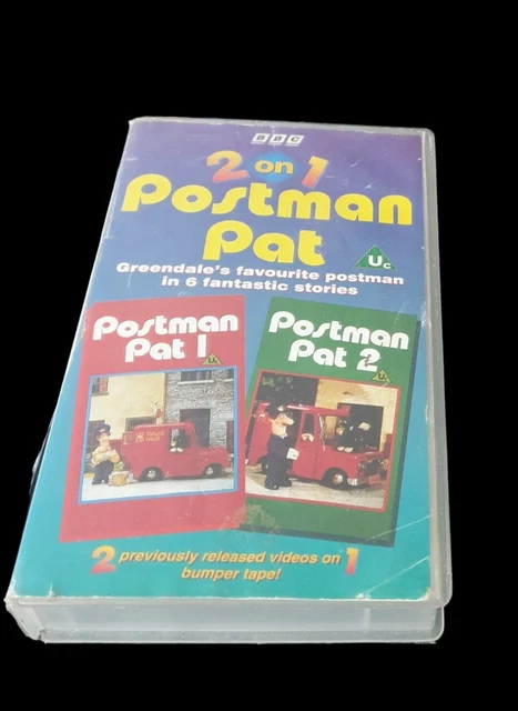 POSTMAN PAT 2 On 1 Postman Pat 1 & 2 Bbc Video Pal Vhs Video Children ...