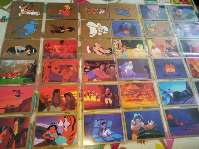 SKYBOX DISNEY'S ALADDIN Complete Set of 90 Base Cards with sleeves £15. ...