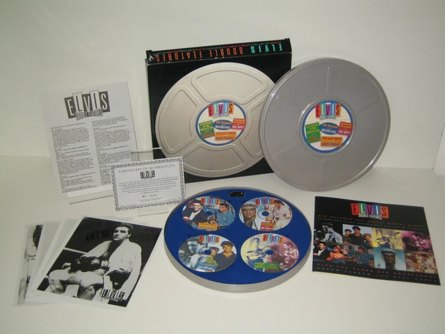 4 CD-BOX Elvis Presley - Elvis Double Features Film Can Set (1993 BMG ...
