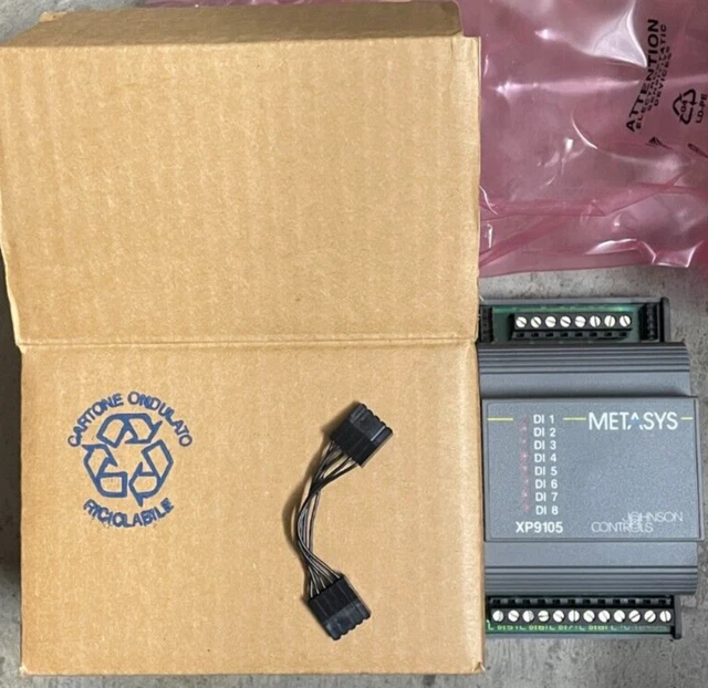 JOHNSON CONTROLS METASYS Erweiterungsmodul XP-9105 / 8DI EUR 39,99 ...