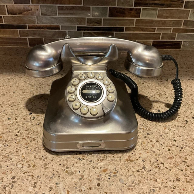 GODINGER SILVER ART Co Retro Silver Push Button Phone 480 HAC £15.93 ...