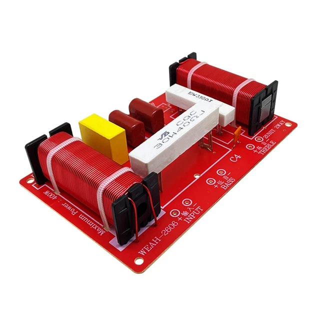 2 WAYS SPEAKER Frequency Divider Board 400W Audio Crossover Filter DIY ...