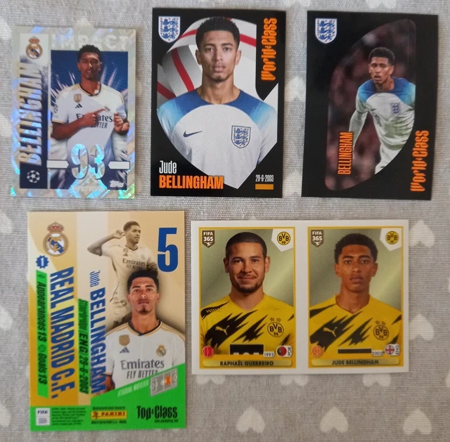 JUDE BELLINGHAM TOP Class WORLD Class 2024 FIFA365 ROOKIE Stickers ...