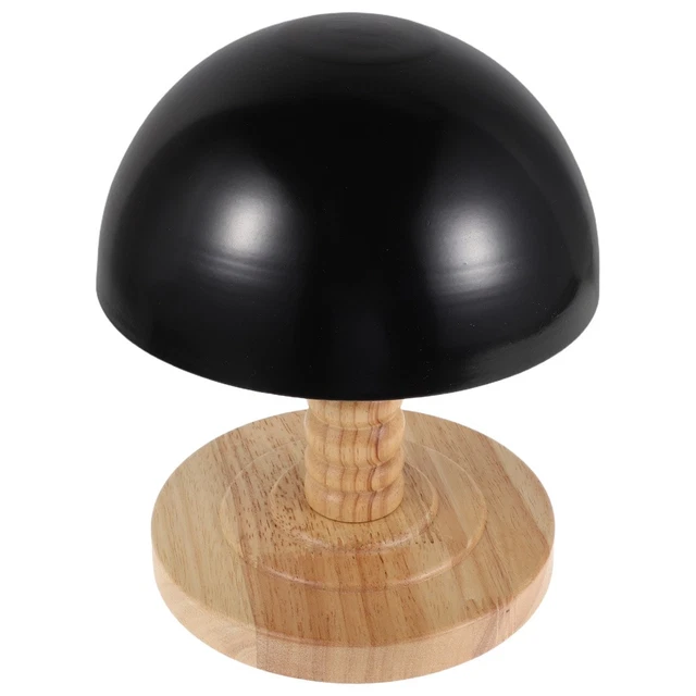 WOOD HAT RACK Tabletop Holder Cap Display Organizer for Baseball Caps £ ...