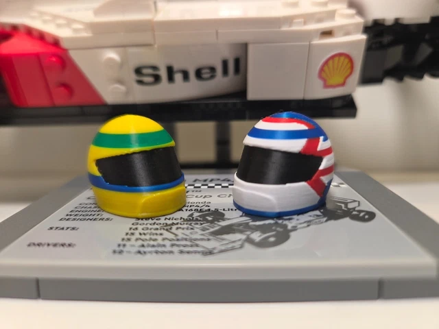 LEGO ICONS F1 Helmets Mclaren MP4-4 & Williams FW14B £3.99 - PicClick UK