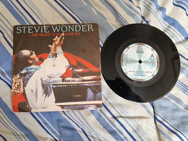 STEVIE WONDER I Just Called To Say I Love You 7" Vinyl Single Record 1984 Motown $1.93 - PicClick AU