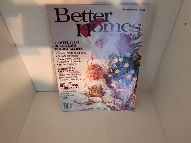 BETTER HOMES & Gardens BHG DECEMBER 1981 rare Christmas Crafts Recipes ...
