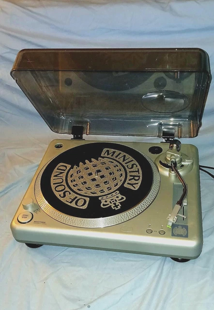 MINISTRY OF SOUND MOSTT1000 Belt-Drive Turntable Record Player + Pre ...