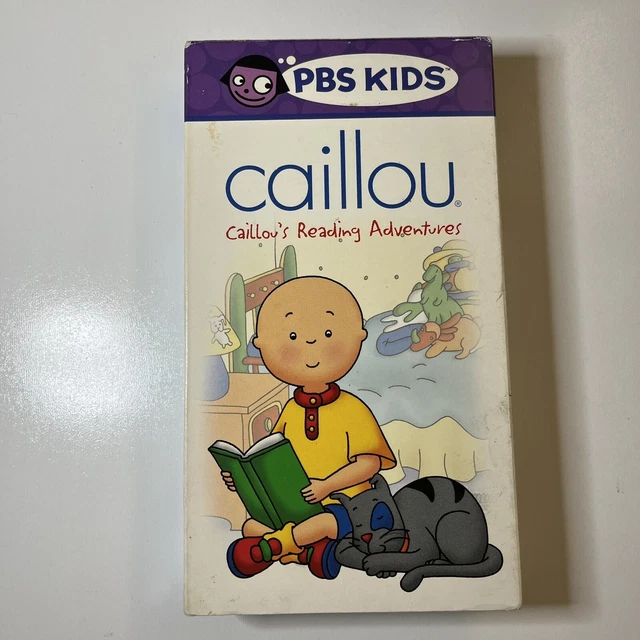 CAILLOU VHS TAPE Caillou's Reading Adventures PBS Kids £10.10 - PicClick UK