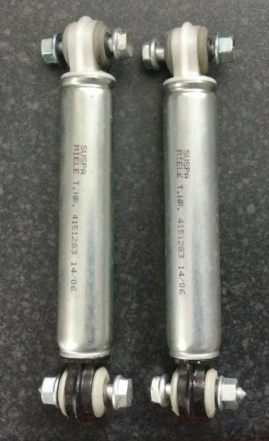 MIELE WASHING MACHINE DAMPER STRUTS x 2 part no.4151283 £8.00 - PicClick UK