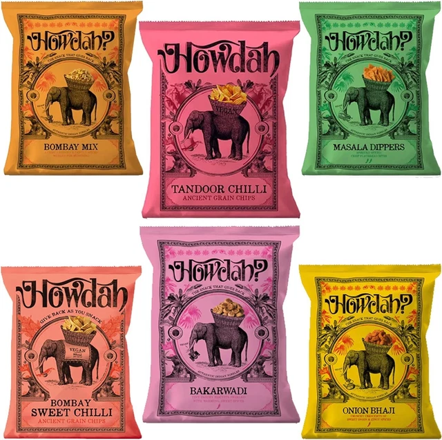 HOWDAH BAKARWADI, MASALA Dipper, Onion Bhaji, Tandoor, Bombay Mix ...