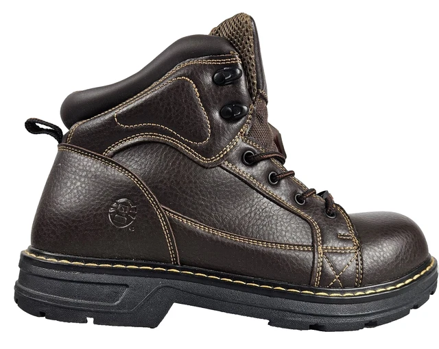 COLEMAN LACE UP Boot Mens Size 10.5 Brown Steel Toe Work Boots £33.88 ...