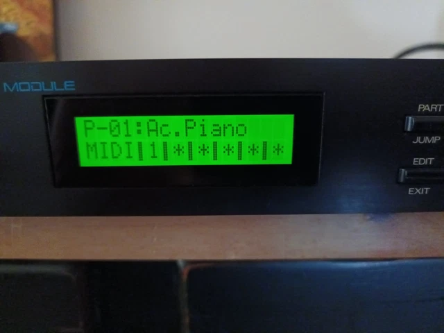 ROLAND U-110 PCM Sound Module MIDI Rackmount Synthesizer.EX COND. READ ...