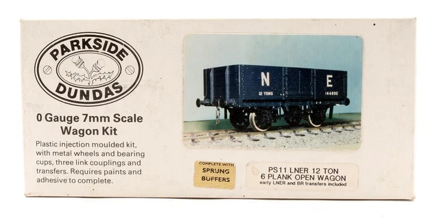 PARKSIDE DUNDAS 'O' Gauge Ps11 Lner 12 Ton 6 Plank Open Wagon Model Kit ...