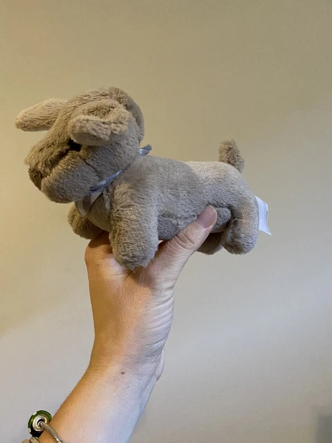 THE LITTLE WHITE Company Mini Roland Sausage Dog Soft Cuddly Toy ...