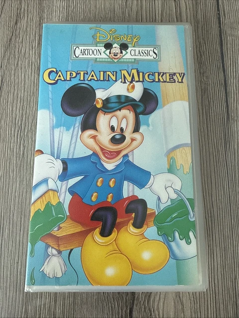 CASSETTE VHS CAPTAIN Mickey Disney Cartoon Classics EUR 10,00 - PicClick FR