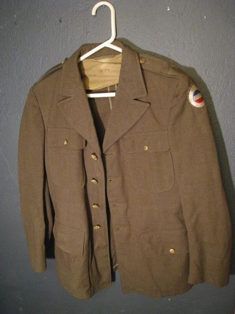ORIGINAL 1942 WW2 U.S. Army "G.H.Q. Reserve" Uniform Jacket Benjamin ...