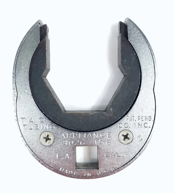 TAC TUBING APPLIANCE Co. Proto Ratcheting Crows Foot Wrench 1-5/8” USA ...