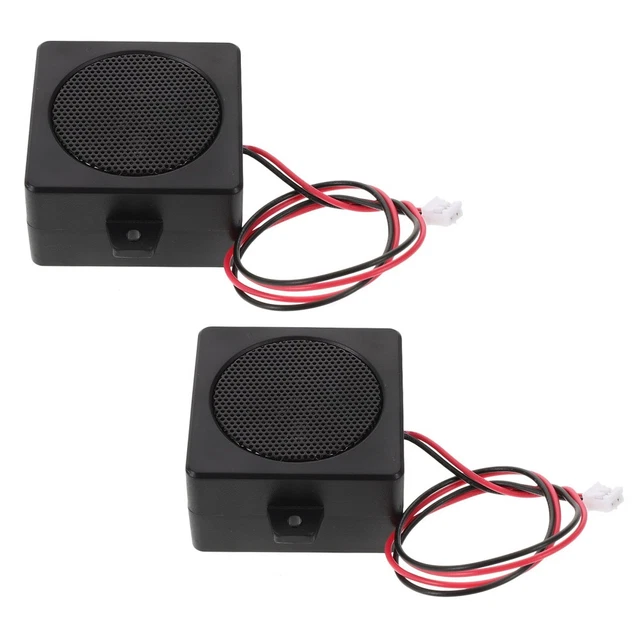 2 PCS BASS Speaker Electronic Devices Lightweight Portable Sound System ...