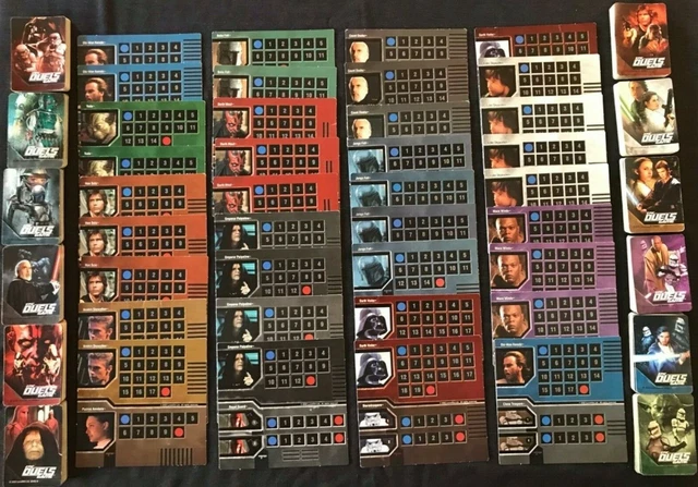 STAR WARS EPIC Duels Board Game Replacement Parts | Character Sheet ...