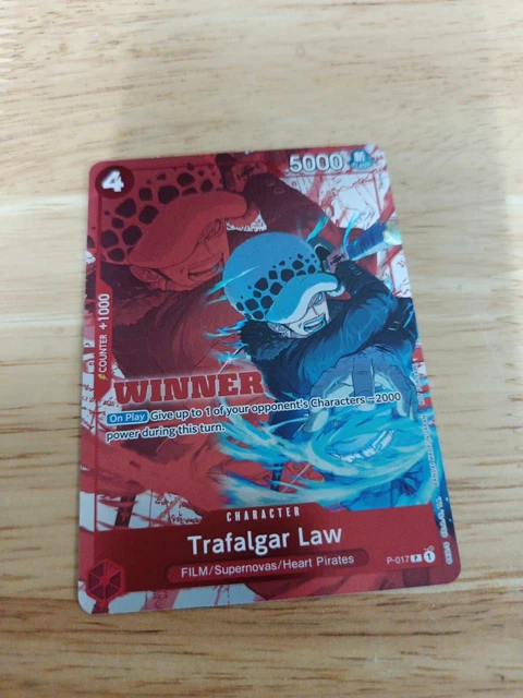 TRAFALGAR LAW (Winner Pack Vol. 7) P-017 Promo - One Piece Card Game ...