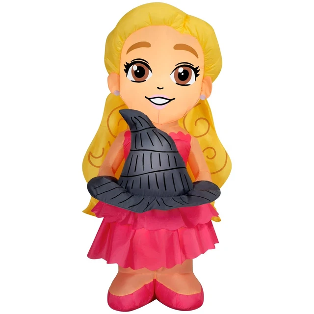 GEMMY HALLOWEEN AIRBLOWN Inflatable Stylized Glinda Wicked Outdoor Yard ...