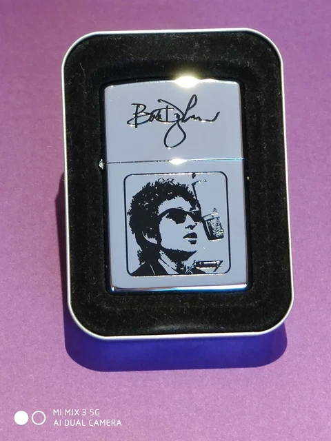RARE BOB DYLAN Zippo Lighter **YR 2000** **Boxed** **Brand New** £200. ...