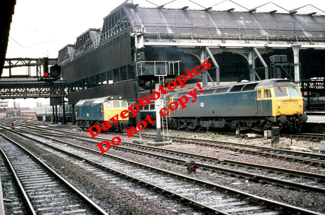 ORIGINAL 35MM Slide Railway Diesel /Steam 47488 / 25307 @ Manchester ...